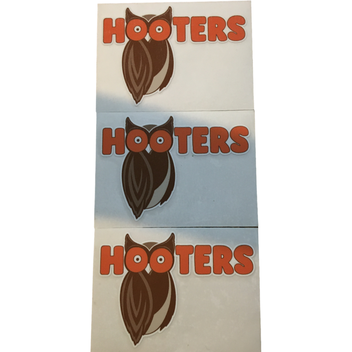 Hooters Window Cling - New Logo Sticker - Very Rare Item – Hootrsnhose